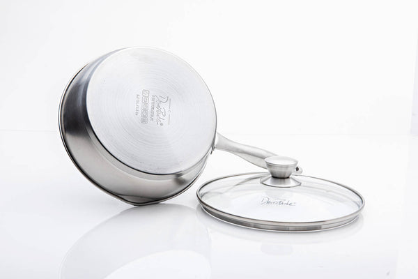 David Burke Regency 2.7qt (9.5in) Deep Covered Fry Pan w/ Lid – Chef's ...