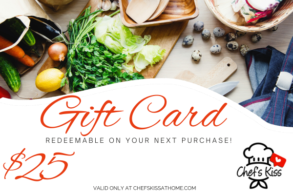 Chef's Kiss Gift Card – Chef's Kiss At Home
